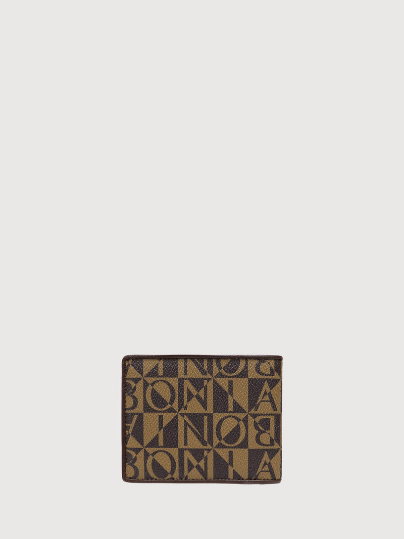 Corinne Monogram 2 Fold Short Wallet with Coin Compartment – BONIA ...
