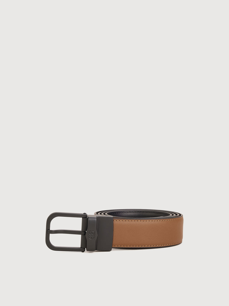 Colt Reversible Leather Belt with Gunmetal Buckle – BONIA Singapore