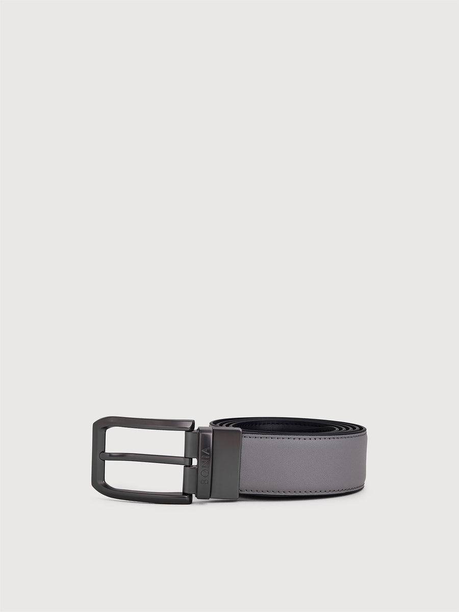 Colt Reversible Leather Belt with Gunmetal Pin Buckle – BONIA Singapore